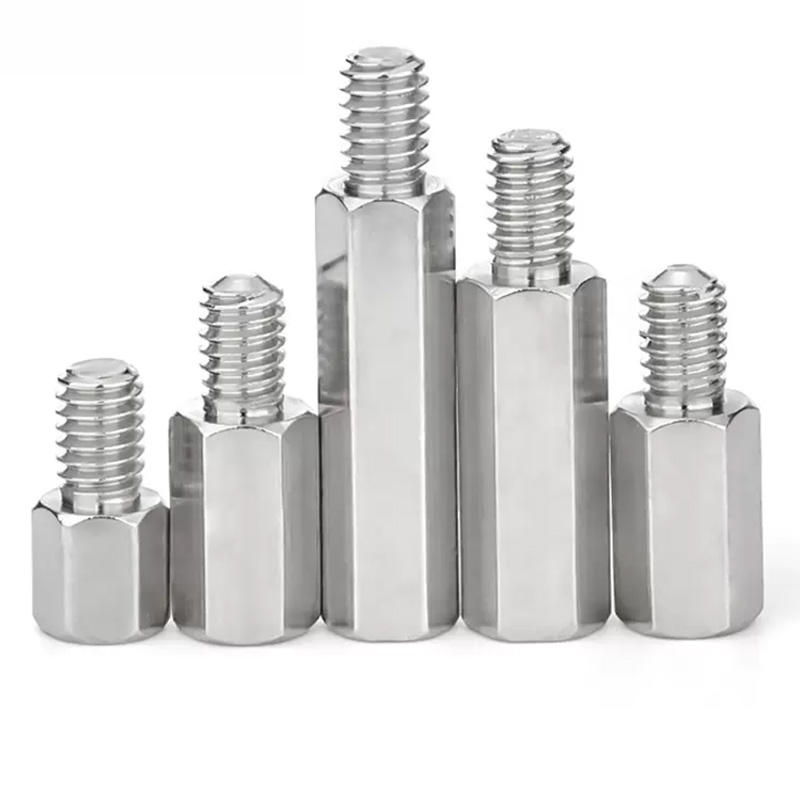 304 Stainless Steel Inner and Outer Single Head Hex Screw Hexagon Stud ...