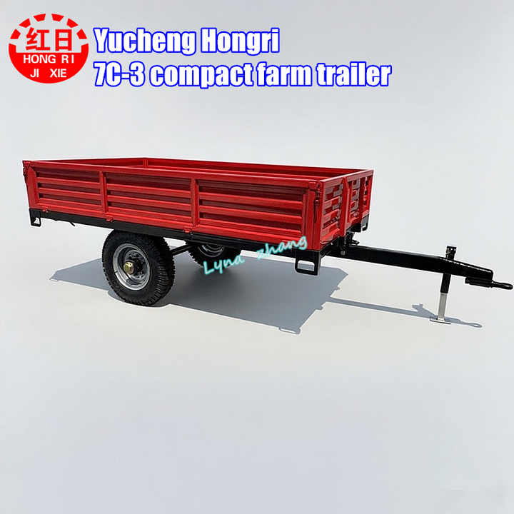 7C Series Trailer Machinery Tractor Pulled Crop Transport Trailer ...