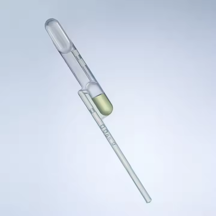 ISO Certified Dual Bulb Pipette Plastic Poly Pipette Quantitative ...