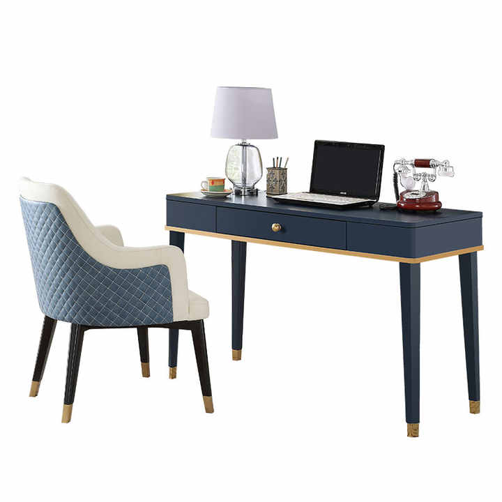 Elegant Modern Office Table Design - Solid Surface CEO Desk