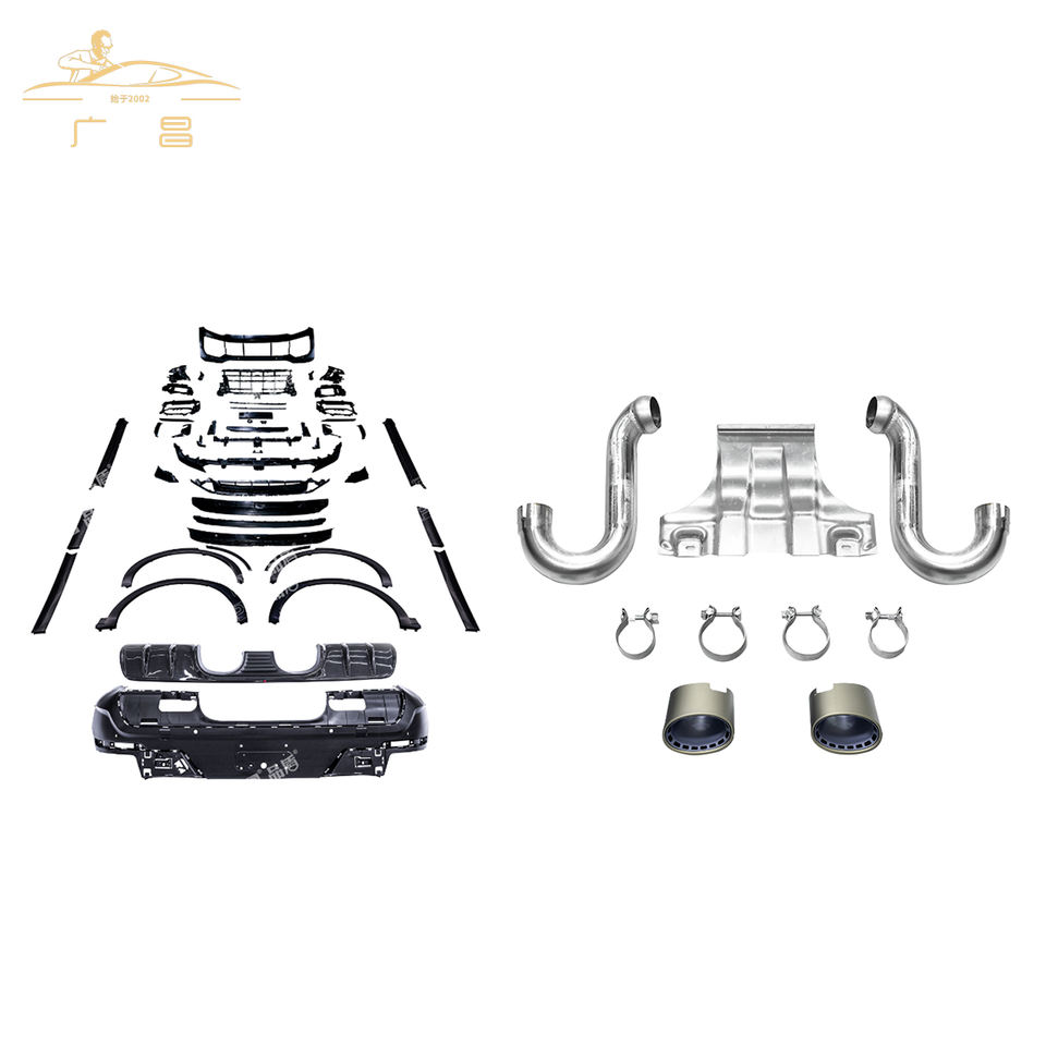 For New PINDUN 2024-Up Turbo GT Cayenne COUPE Bodykit Carbon Fiber Rear ...