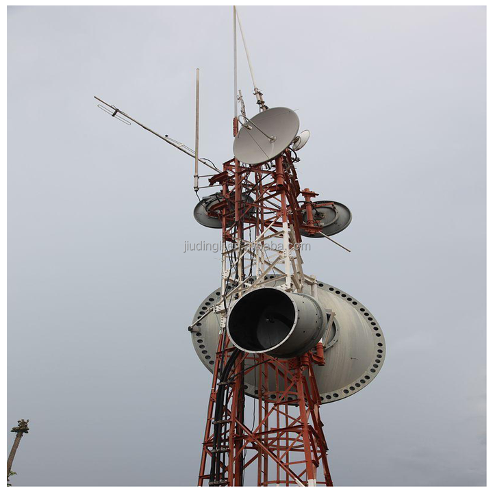 Hot DIP Galvanizing Telecom Antenna Mast Pneumatic Angle Steel ...