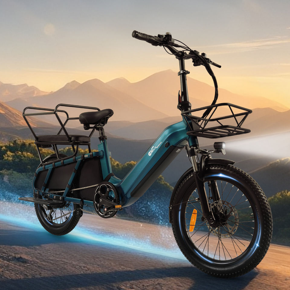 20 Inch Electric Cargo Bike 18AH Battery Hydraulic Disc Brake Oil ...