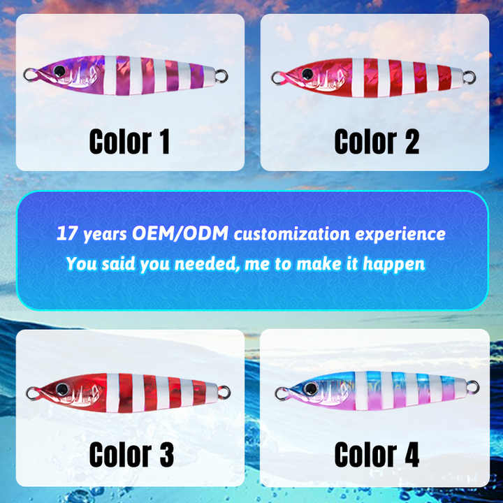 MISTER JIGGING Tungsten Jig Lures - Custom Saltwater Fishing