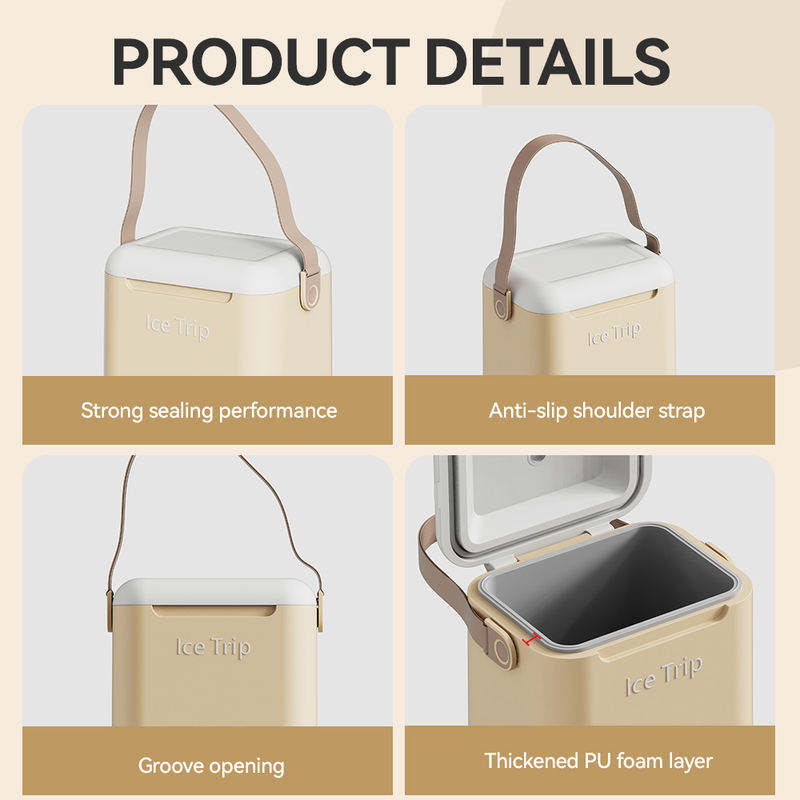 LIHENG10L Insulated Cooler Ice Chest for Fishing, Outdoor Hiking ...