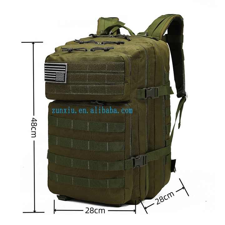 Double Shoulder 3P Large Capacity Crossbody Hunting Backpack