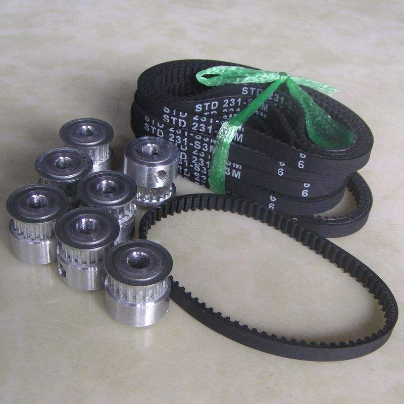 High Quality HTD Cogged Timing Belt Customizable 2m/3m/5m/8m Open ...