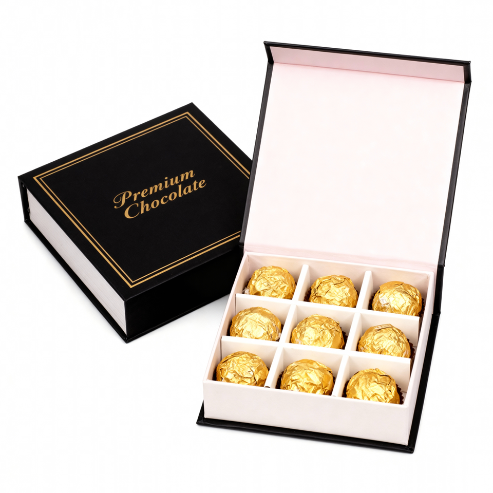 Custom Logo Chocolate Box Luxury with Dividers with Factory Price and ...