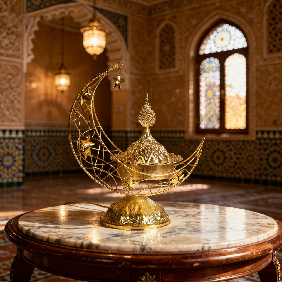 Matti's Ramadan Incense Burner - Elegant Arabic Holder