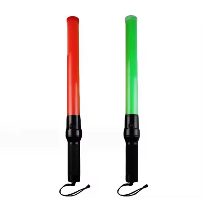 LED Traffic Control Plastic Warning Baton Strobe Lights 54cm LED ...