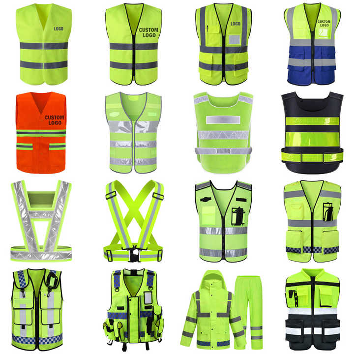 Safety Vest with Custom Logo - High Visibility Workwear