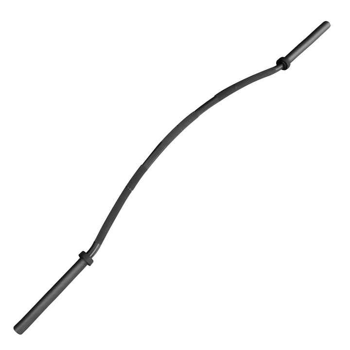 Leadman Factory Custom 27KG Camber Barbell Squat Training 38mm Camber ...