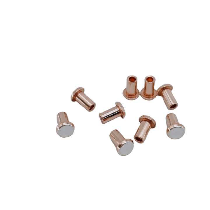 High Quality Relay Electrical Contact Rivets Trimetal Silver Contact ...