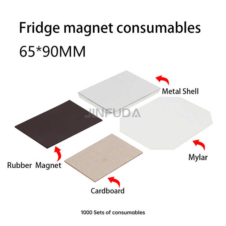 80*53mm Fridge Magnets Maker Machine - Interchangeable Mold