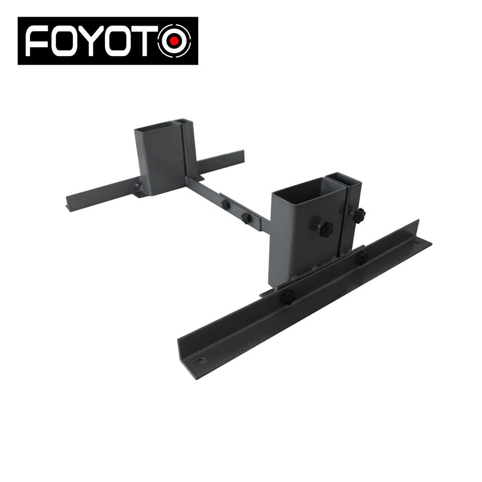 FOYOTO Outdoor Metal Shooting Target Stand - Adjustable & Durable