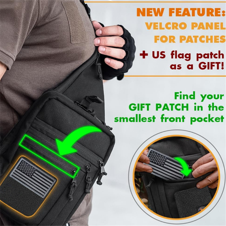 Tactical Compact Sling Bag for CCW - Stylish & Functional