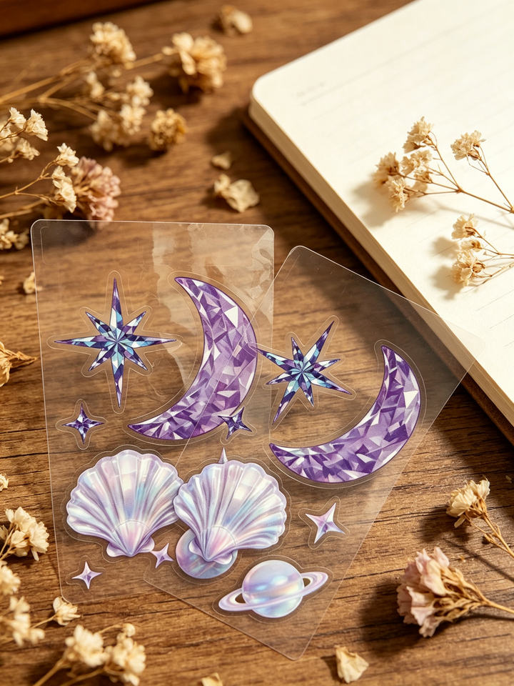 Premium Custom Transparent Decorative Stickers Kiss Cut Clear Sticker ...