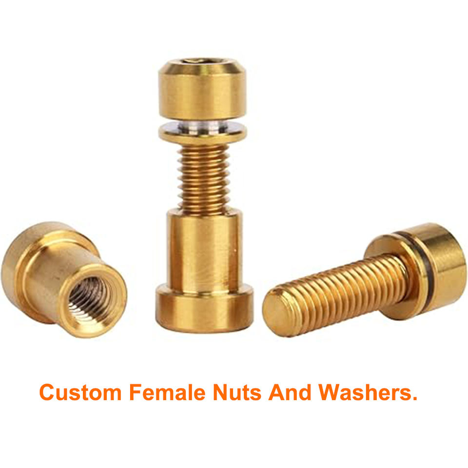 JSCREW Titanium Bolts for Motorcycle Ebike Car Bicycle Engine Exhaust ...