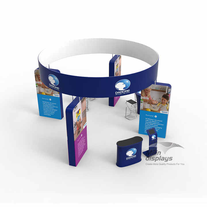 20*20ft Portable Island Trade Show Booth - MILIN Display