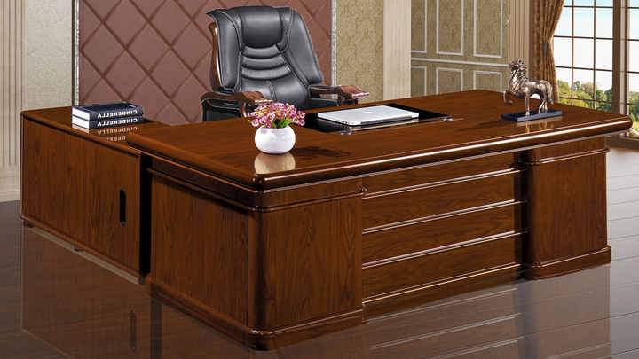 Executive Desk - Veneer Table Finish for Office Furniture
