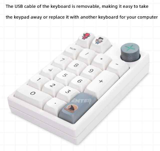 Motospeed K3 Pro Mini Bt Wireless Numeric Keypad - 21 Keys