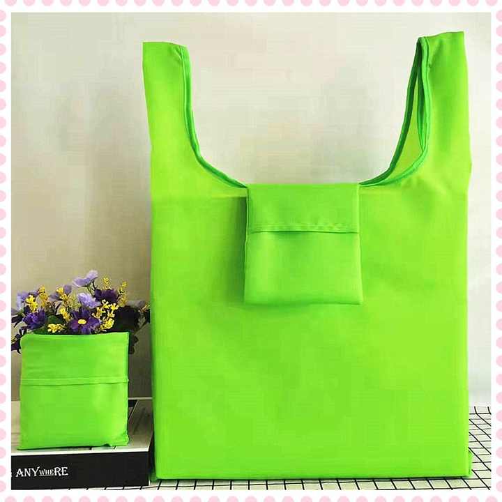 Custom Reusable Tote Bag - Folding Shopping Bag with Logo