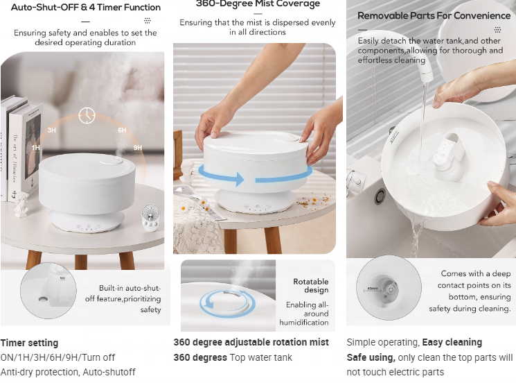 Essential Oil Diffuser Humidifier with CE Rohs Certification