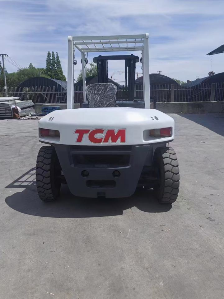 Used TCM 7 Ton Forklift Lift 3 Meters TCM FD70 Used 10ton Forklift ...