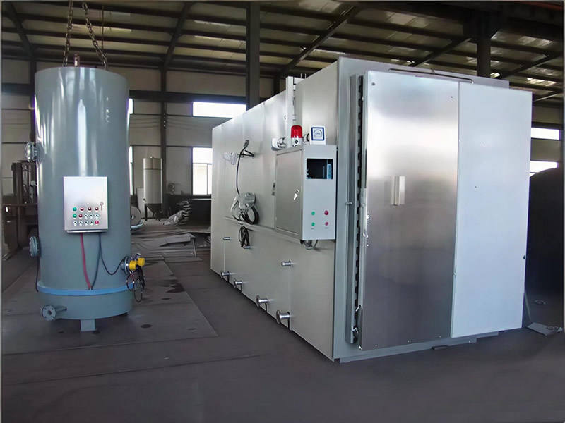 Horizontal 3.2 Cubic Meters High Pressure Mushroom Autoclave Machine ...