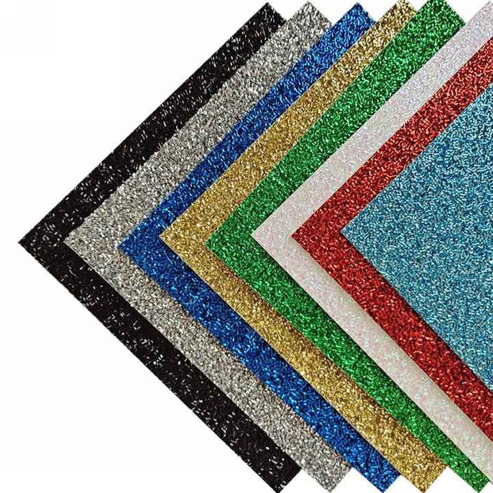 12 by 12 Inch Glitter Paper Cardstock Gradient Colored Customized ...