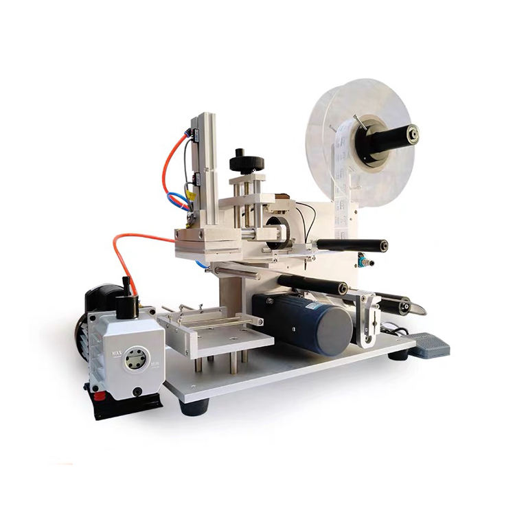 China Most Popular Horizontal Box Labeling Machine Semi-automatic Flat Bottle Labeling Machine ...