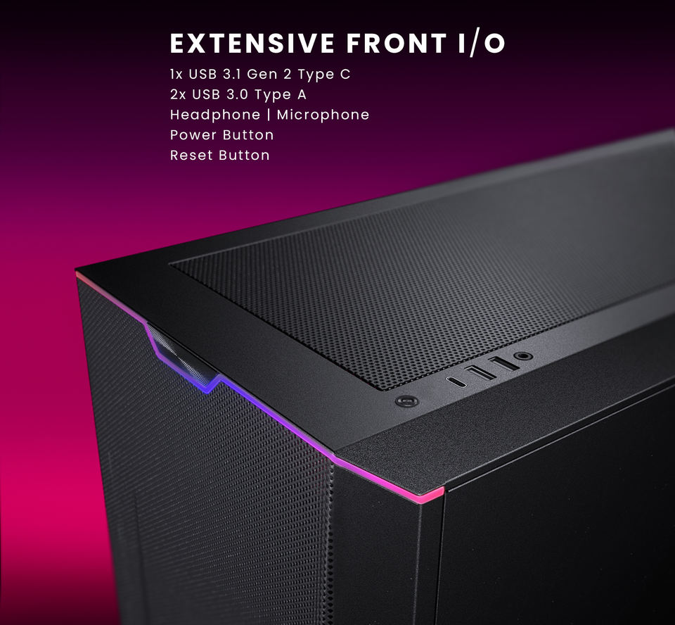 Phanteks Eclipse G500A Mid-tower case With a Featuring a Mesh Front ...