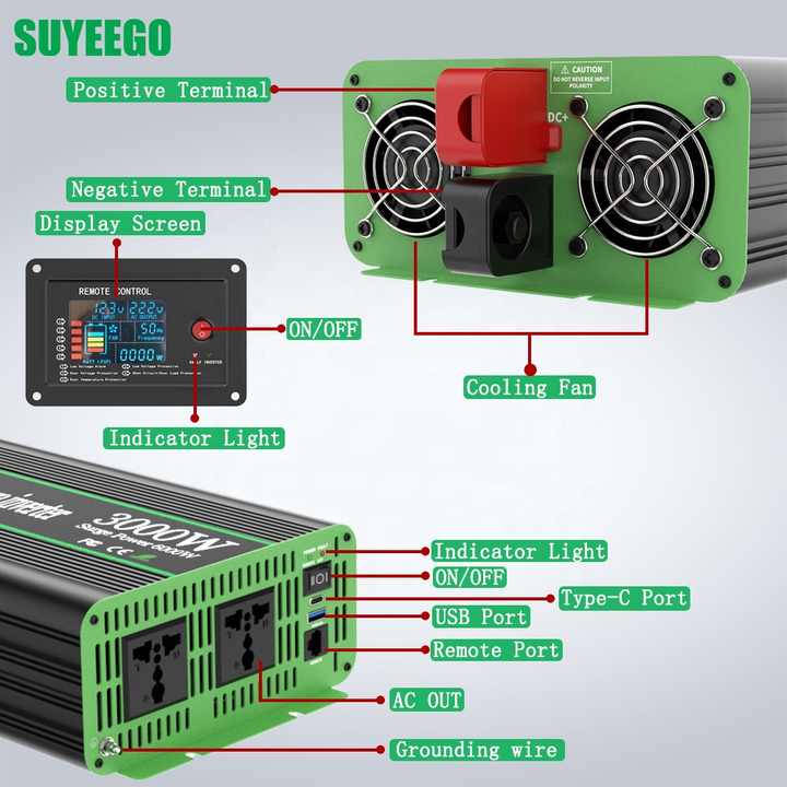 SUYEEGO Power Inverters - Reliable off Grid Solutions