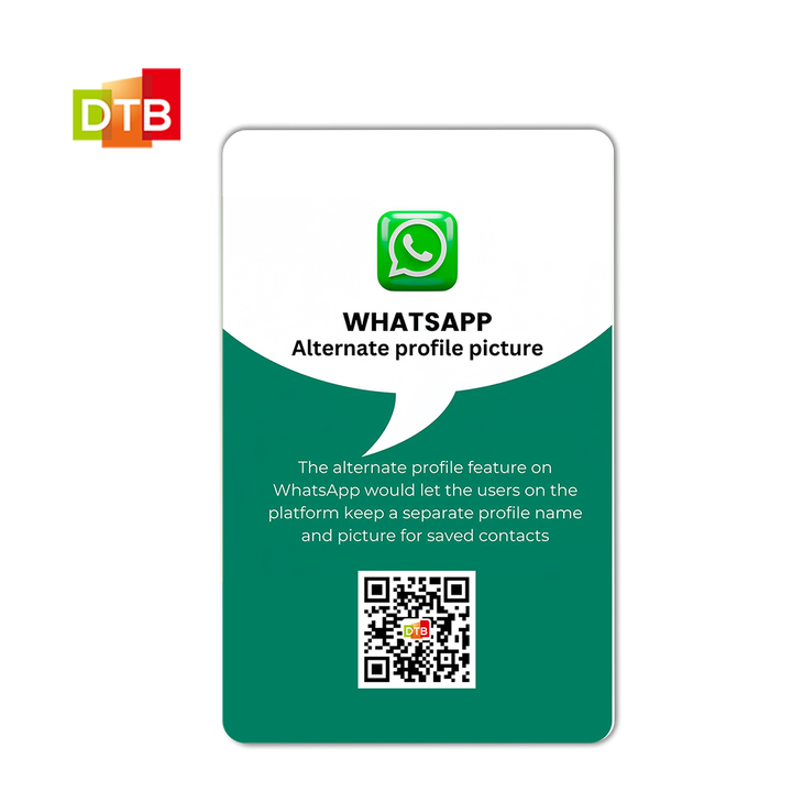 Custom Whatsapp NFC Business Card Scan Qr Smart Card Social Communicate ...