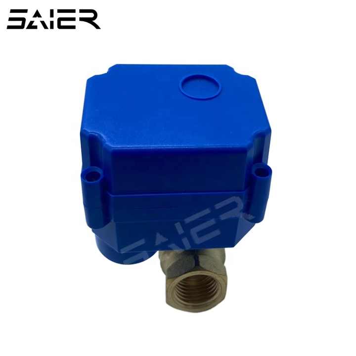 SUS304 Electric Ball Valve 12v Motor High 12v Motorized Flow Control ...