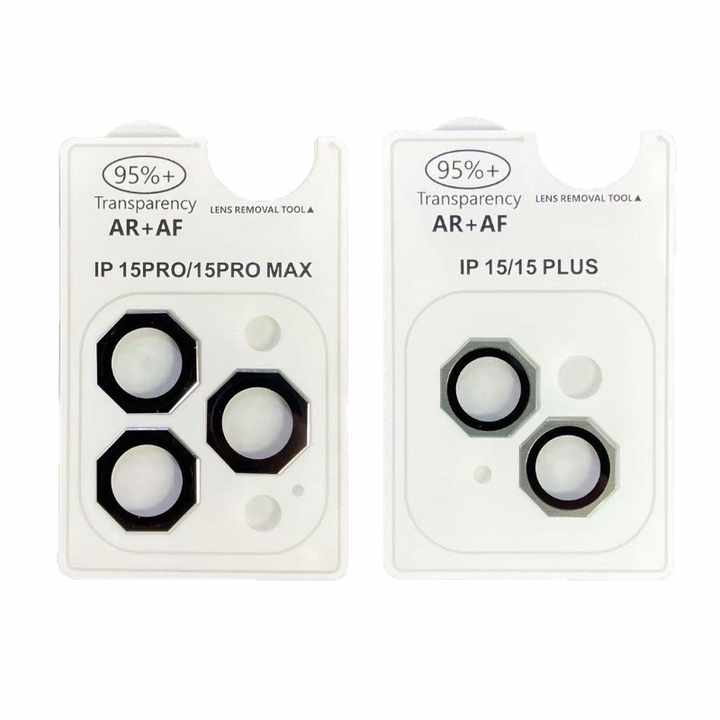 Octagonal Metal Aluminum Alloy Tempered Glass Camera Lens Protector for ...