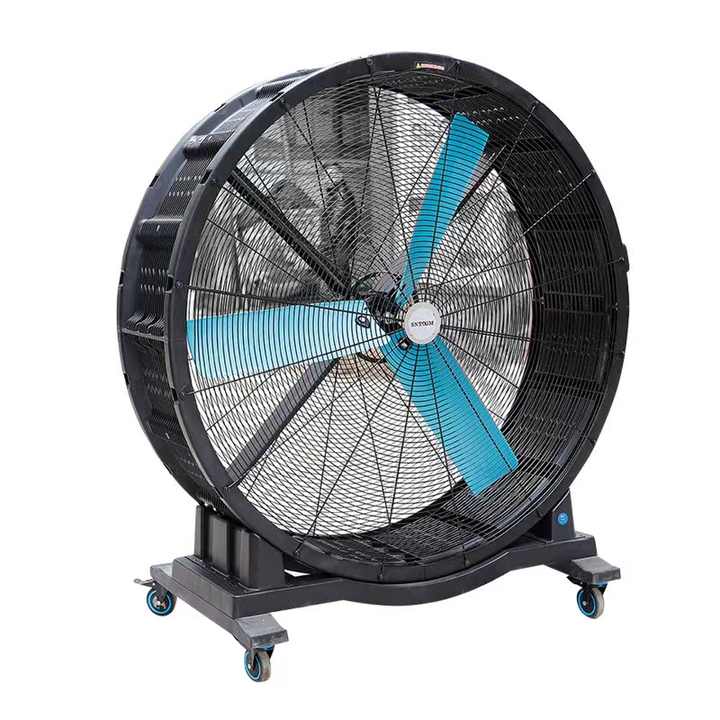 60inch Hvls Brushless PMSM Fan Large Portable Giant Standing Floor Gym Fan Industrial Stand ...