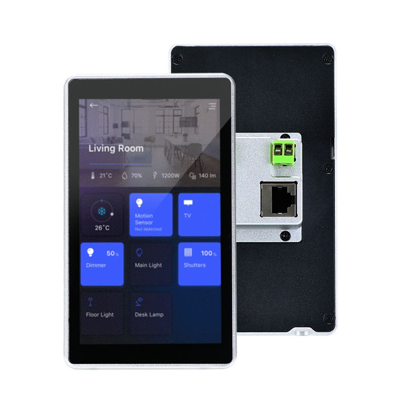 Smart Home 5 Inch Touch Panel in Wall Mount Android Tablet POE
