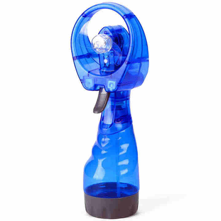 Misting Spray Bottle Fan Portable Handheld Mini Water Spray Fan Summer ...