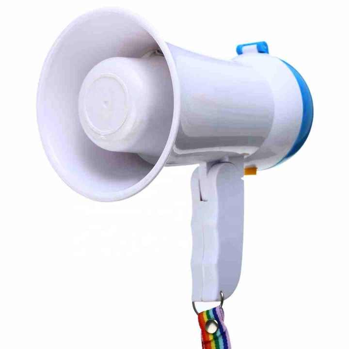 5W Megaphone Foldable Portable Microphone Horn Bull Loud Speaker ...