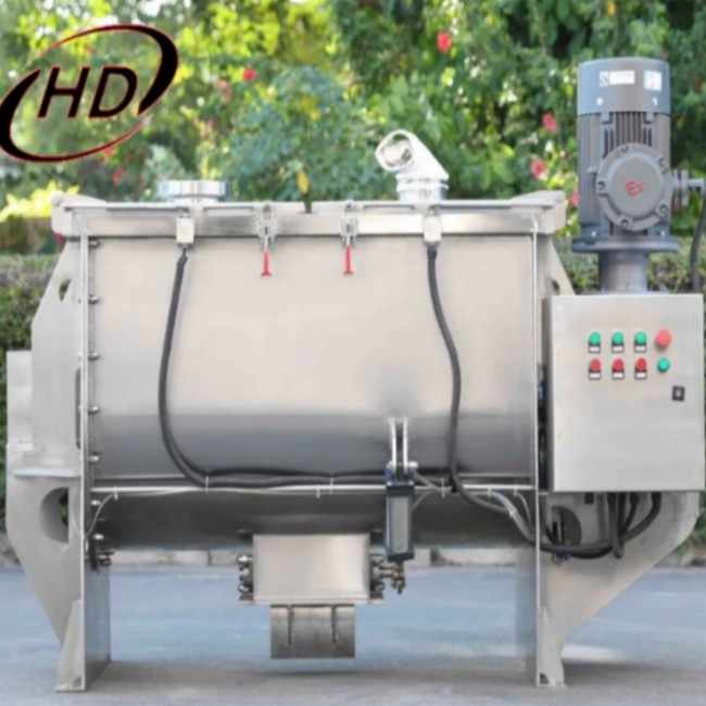 25Kg 200 Kg 500 Kg Double Ribbon Powder Mixer With Internal Blades 1Ton ...