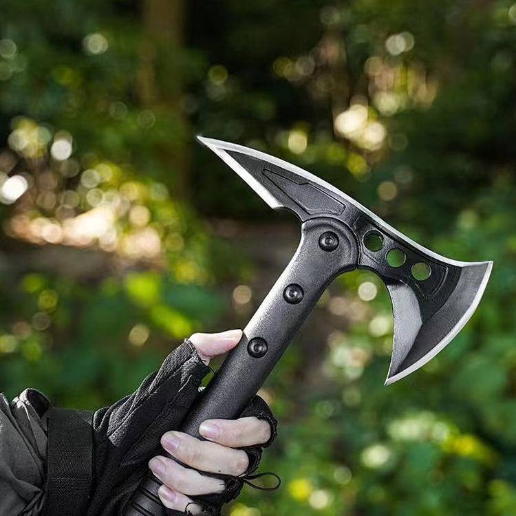 Stainless Steel Ax Tactical Camping Multi Split Hammer Ax Fiberglass ...