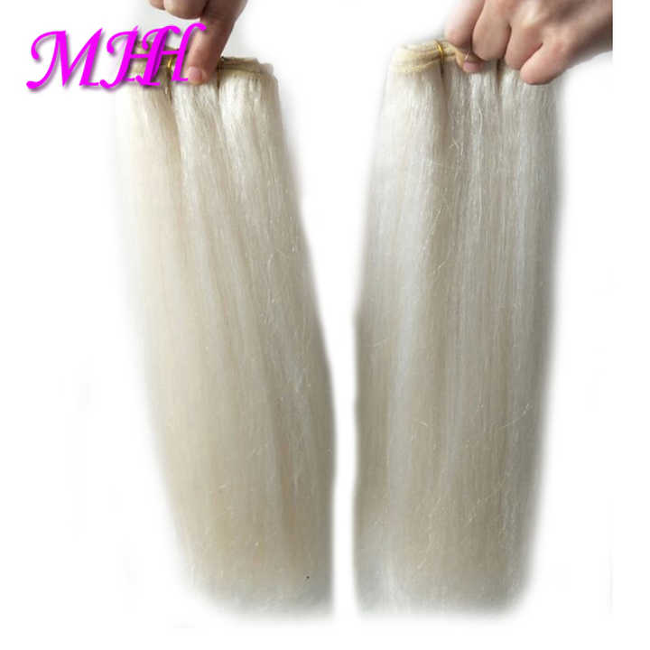Straight Yak Hair Weave Extensions - Customizable 12'' & ODM