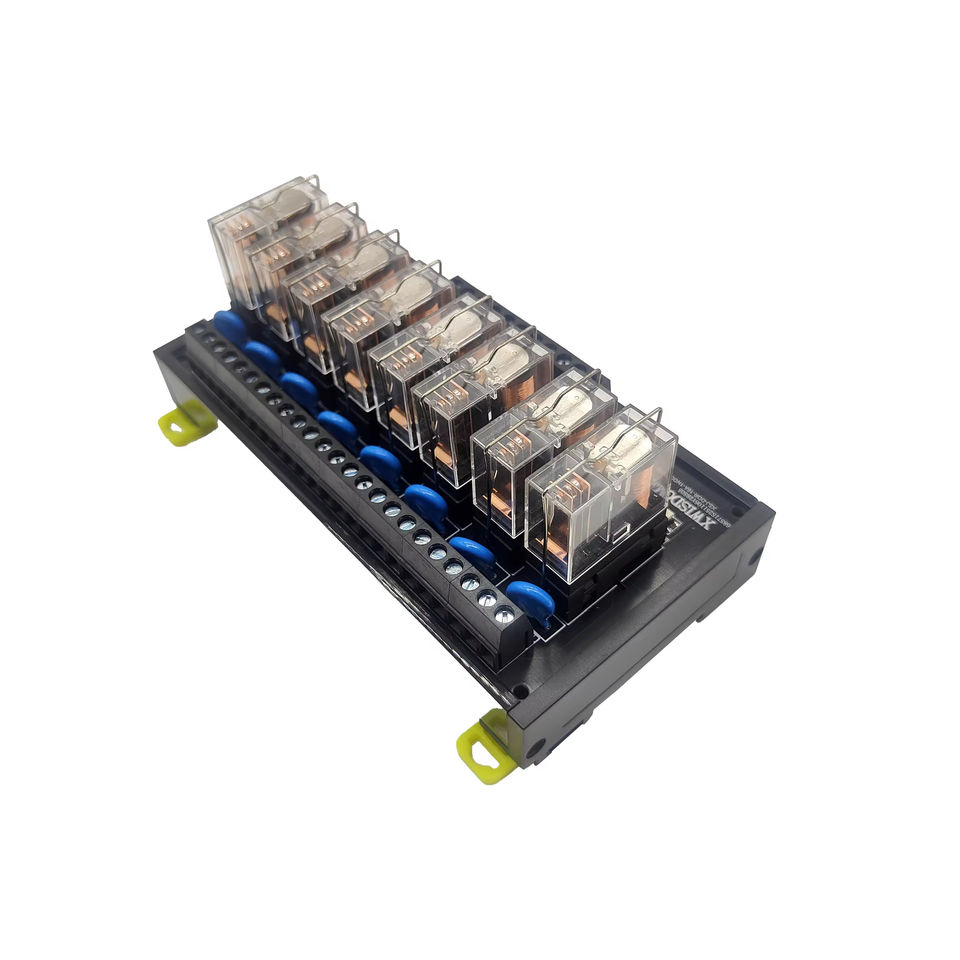 Reliable G2R 1 E 8 Input 8 Output Sealed Relay Module DC24V 16A DIN ...