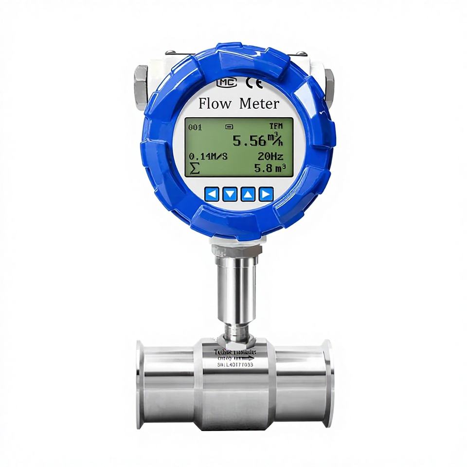 Liquid Flow Meter Methanol Diesel Petrol Milk Water Alcohol Turbine ...