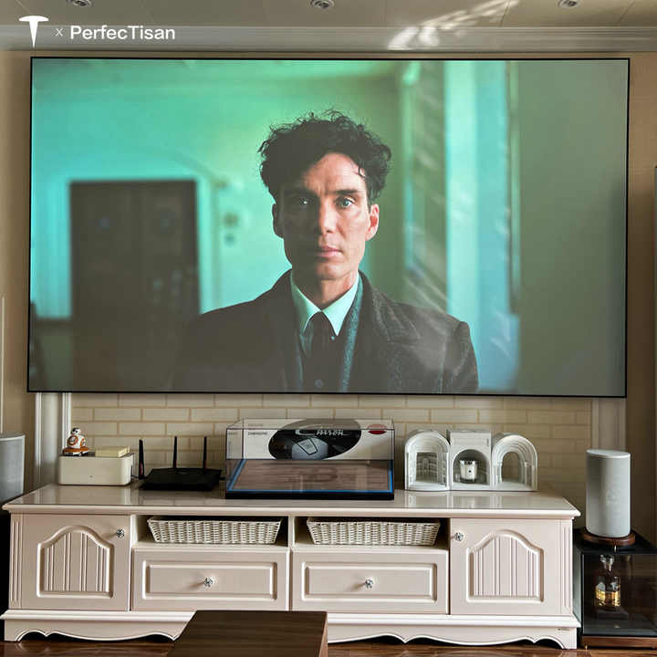 Perfectisan Fresnel Long Throw Screen - 84" 8K Quality
