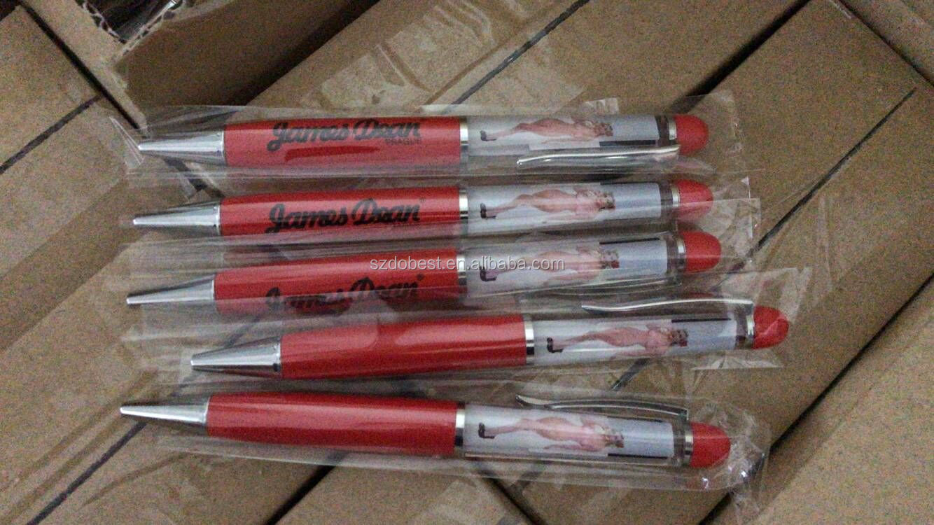 Custom Promotional Gift Set - Liquid Filled Floating Pen