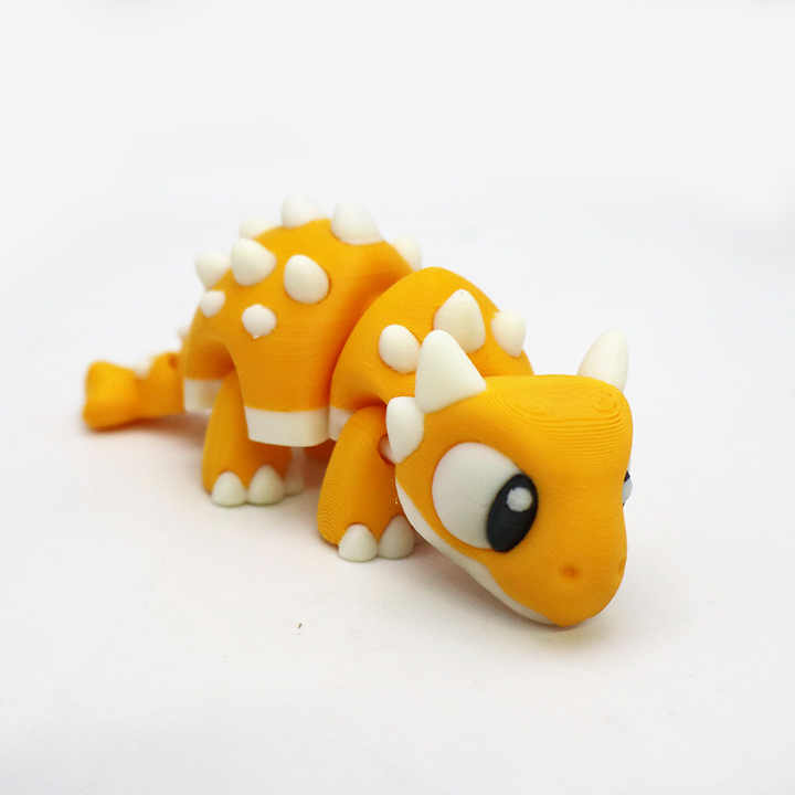 3D Printed Multi-Color Dinosaur Figurines Creative Animal Joint ...