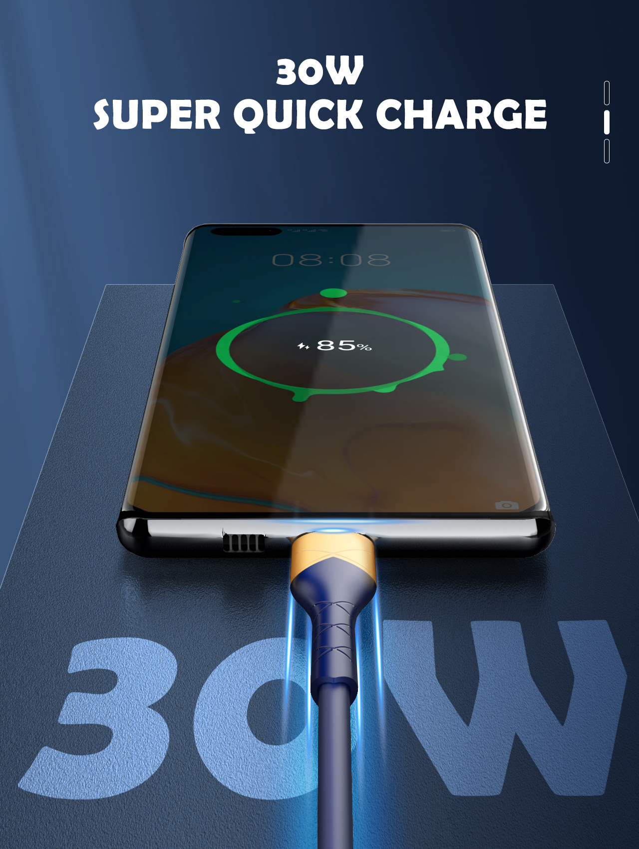 Ldnio LS801 1 Meter 30W Fast Charge Cable - AppleMe