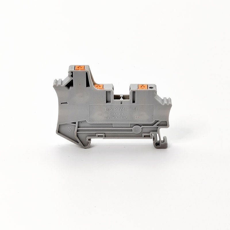 KPTV 4-TWIN 1000V 32A Side Push in Wire Terminal Block One in Two Out ...